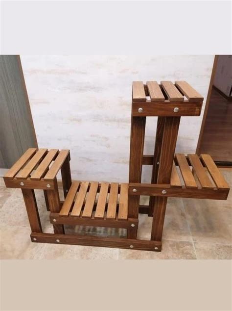 Підставка для квітів з дерева полиця для квітів деревяна — ціна 1150 грн у каталозі Підставки