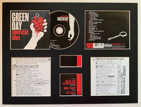 Green Day American Idiot Album Display Deluxe Etsy