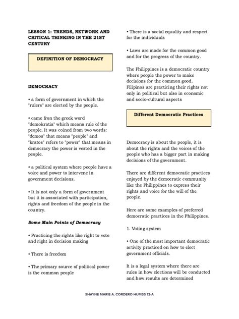 4th Qrt Trends Pdf Democracy Political Ideologies
