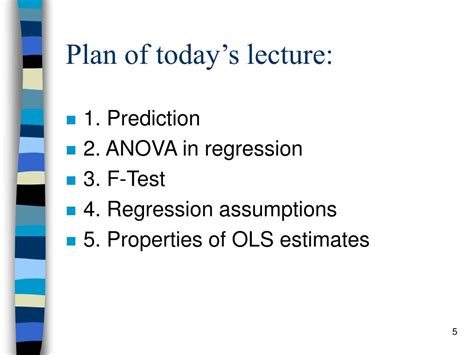 Ppt Lecture 2 Anova Prediction Assumptions And Properties Powerpoint Presentation Id 929085