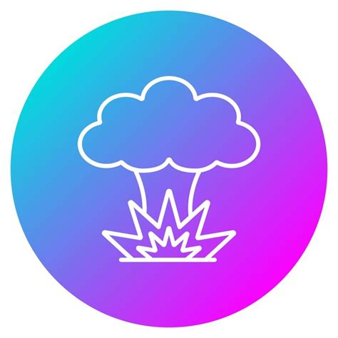 Premium Vector Nuclear Explosion Vector Illustration Style