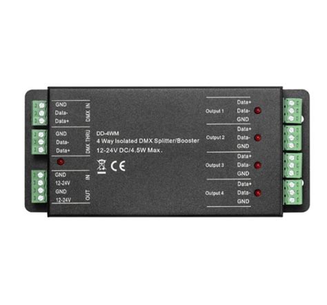 4 Way Dmx Splitter Booster Id