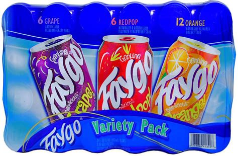 Faygo Soda Pop Variety Pack 24 X 12 Oz —
