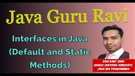 Interfaces Before And After Jdk 8 Java Youtube