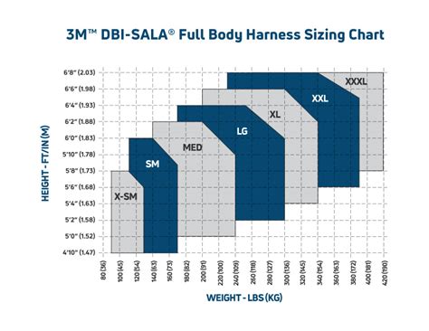 Dbi Sala Full Body Harness Sizing Chart 50 Off