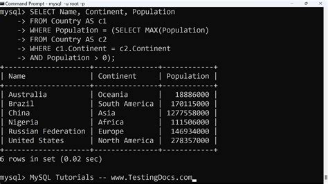 Mysql Table Aliases