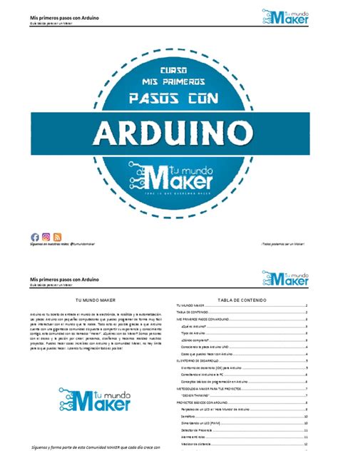 mis primeros pasos con arduino guia basica para ser un maker pdf