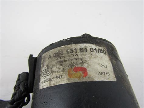 MERCEDES BENZ E W211 Anlasser Starter motor a0061516101 | eBay.de