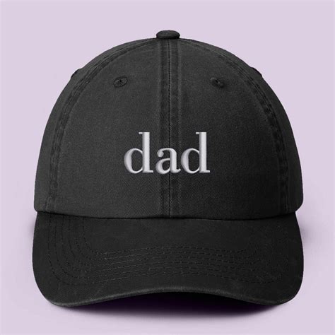 Dad Embroidered Hat Vintage Fathers Day Baseball Cap Dad Birthday