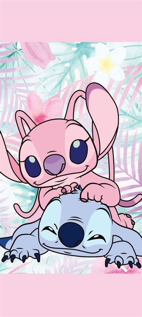 Pin De Una En Stich Dibujos Románticos Sencillos Papel Tapiz Disney