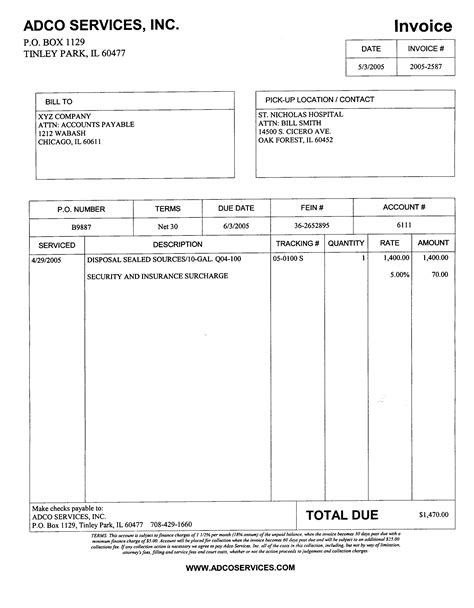 Invoice Terms Invoice Design Inspiration