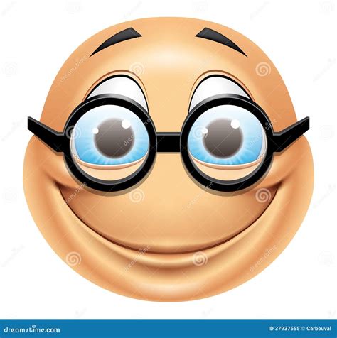 Emoticon Glasses Stock Illustration Illustration Of Icon 37937555