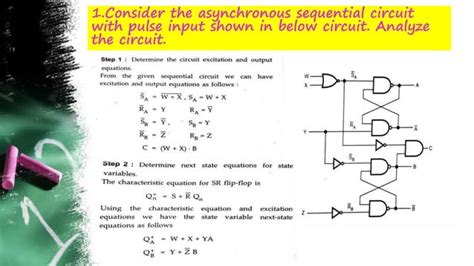 asynchronous sequential circuit unit 4 ppt