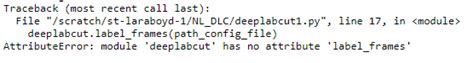 deeplabcut missing label frames usage and issues image sc forum