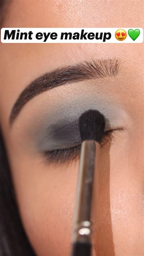 Mint Eye Makeup 😍💚 Eye Makeup Eye Makeup Tutorial Indian Eye Makeup