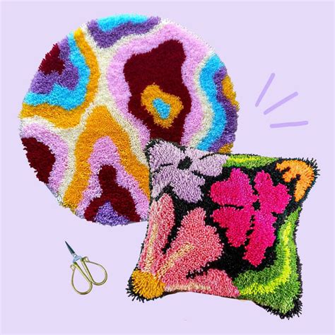 Bold And Beautiful Latch Hooking Bundle Latch Hook Cushion Kit Bundle