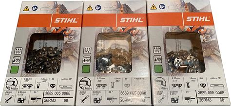 Stihl 26rm3 68 3 Pack Oilomatic Rapid Micro Chainsaw