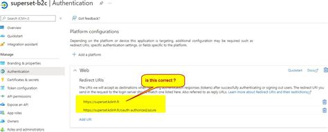 Setup Superset For Oauth With Azure Ad B2c Microsoft Qanda