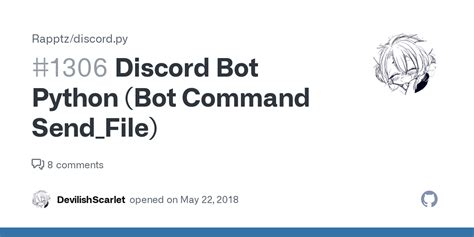 Discord Bot Python Bot Command Send File Issue Rapptz Discord Py GitHub