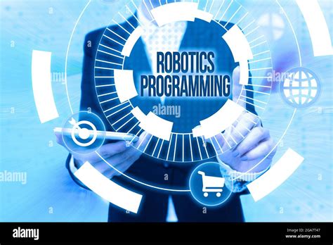 Conceptual Caption Robotics Programming Business Concept Software That