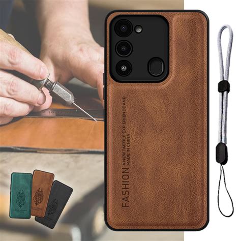 Luxury Leather Case For Tecno Spark 8C Spark 9 Spark Go 2022 KG5k KG5j KG5n KG5 KG5h KG5p With
