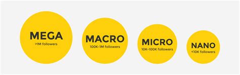 A Guide To Influencers Mega Macro Micro And Nano Entertain Impact
