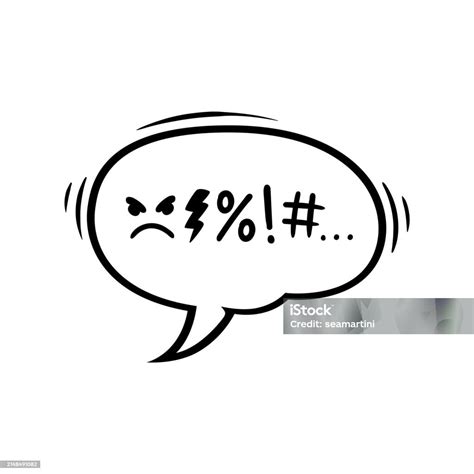 만화 욕설 말풍선 나쁜 욕설 메시지 Wtf 문구에 대한 스톡 벡터 아트 및 기타 이미지 Wtf 문구 무례함 이모티콘