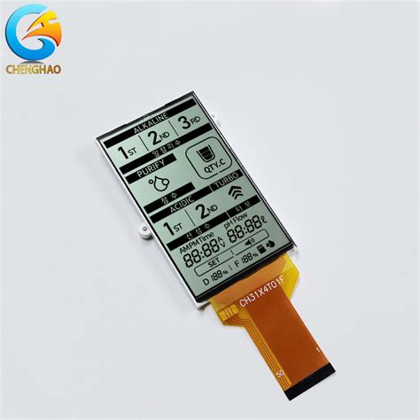 Tn Positive LCM Transflective LCD Monochrome Display For Gas Meters DOT Matrix LCD Module And