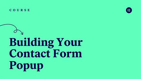 12 Building Your Contact Form Popup Youtube