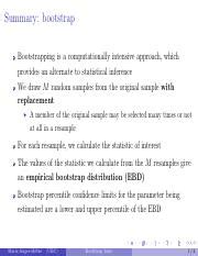 Understanding Bootstrap Method A Modern Statistical Approach Course Hero