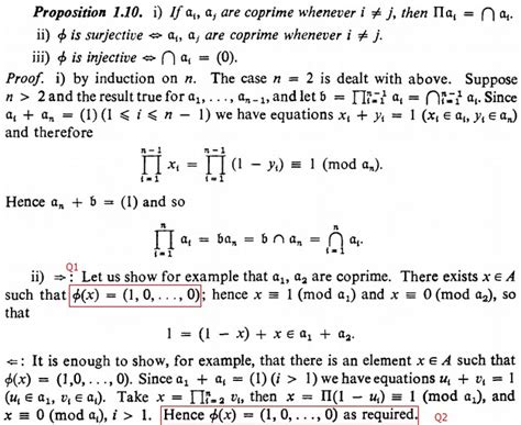Ring Theory Proposition 1 10 Ii Aandm Introduction Of Commutative Algebra Mathematics Stack