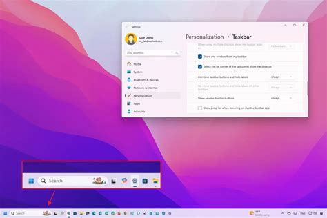 How To Show Smaller Taskbar Icons On Windows 11 Pureinfotech