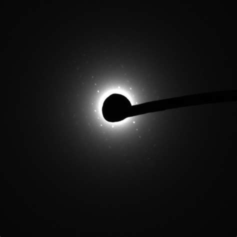 Electron Diffraction Pattern From 2 S Exposure At 4 5 M Camera Length Download Scientific