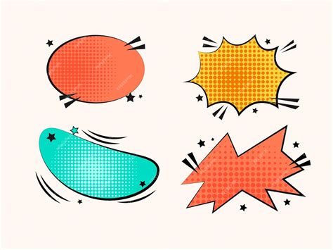 Premium Vector | Comic speech bubbles in pop art style with bomb cartoon explosion splach powl ...