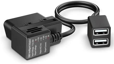 Amazon Com Dash Cam Hardwire Kit OBD USB Type C Dashcam Hardwire Kit With OBD Port Charger