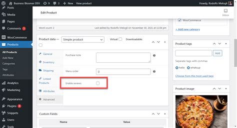 Woocommerce Define Product Settings Programmatically E G Enable Reviews Sold Individually