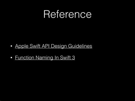 apple swift api design guideline ppt