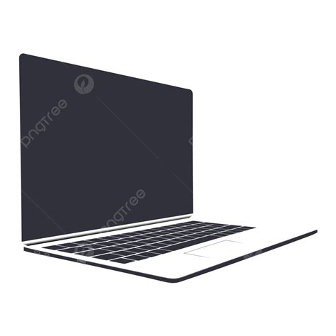 Laptop Illustration With Mockup And Screen Laptop Laptop Illustration