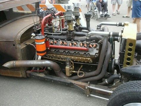 Awesome Rat With A V12 Seagrave Fire Truck Engine 202hp 395flbs Rat Rod Rats Hot Rods