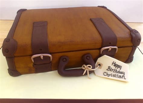 Vintage Suitcase Novelty Birthday Cake Susies Cakes Susies Cakes
