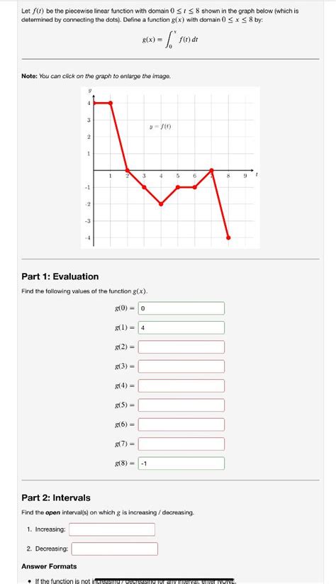 solved let f t be the piecewise linear function with domain