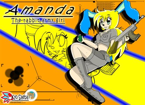 Amanda The Rabbit Army Girl By Kyo Saeba On Deviantart