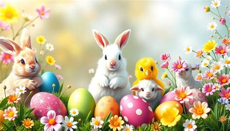 🔥 Free Download Easter Wallpaper With Cute Animals By Danieldominguez