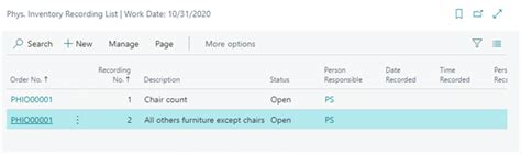 How To Use Physical Inventory Orders In Dynamics 365 Business Central Encore Business Solutions