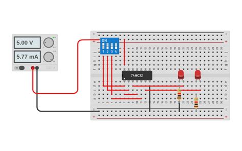 Circuit Design Encoder 42 Tinkercad