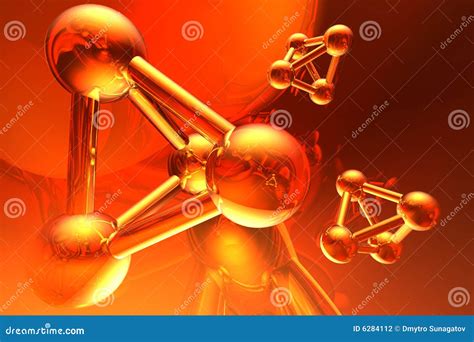 Render Of Molecule Stock Illustration Illustration Of Chemical