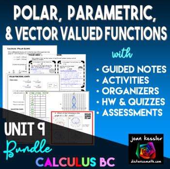 Polar Parametric And Vector Valued Functions Unit Bundle For AP Calculus BC