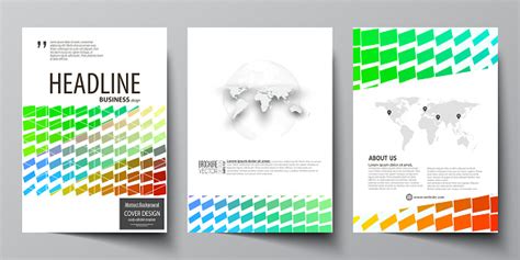 안내 책자 잡지 전단지 연례 보고서에 대 한 비즈니스 서식 파일이 디자인 서식 파일 A4 크기의 벡터 레이아웃을 커버 다채로운 사각형 이동 동적 모양을 형성 추상 다각형
