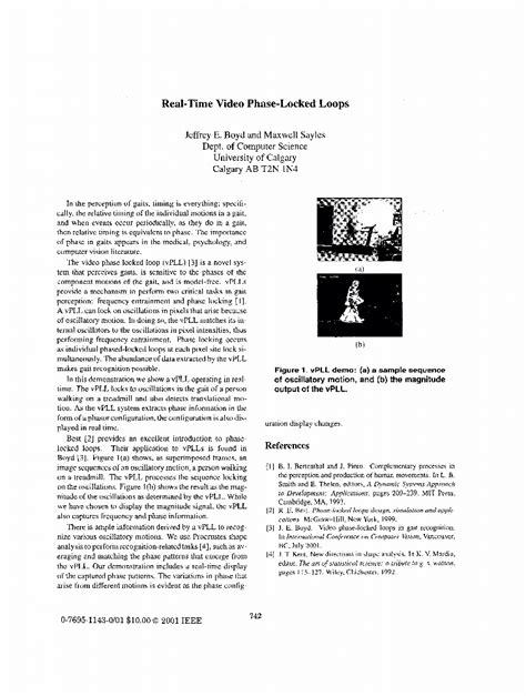 real time video phase locked loops ieee conference publication ieee