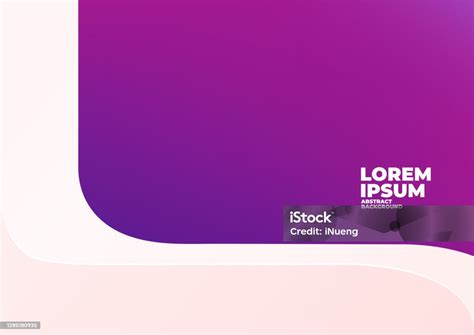 복사 공간이있는 제품 디스플레이를위한 빈 스튜디오 바이올렛 배경 쇼룸 촬영 렌더링 제품을 광고하기위한 배너 배경 0명에 대한 스톡 벡터 아트 및 기타 이미지 Istock